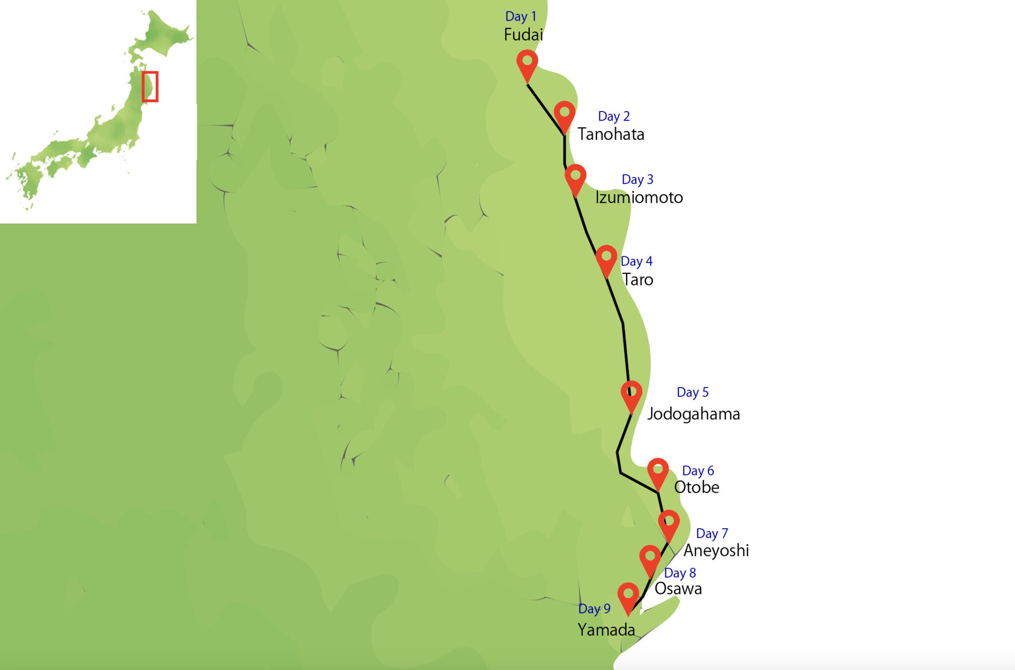 Michinoku Coastal Trail, Up North Adventure into Iwate - Heartland Japan