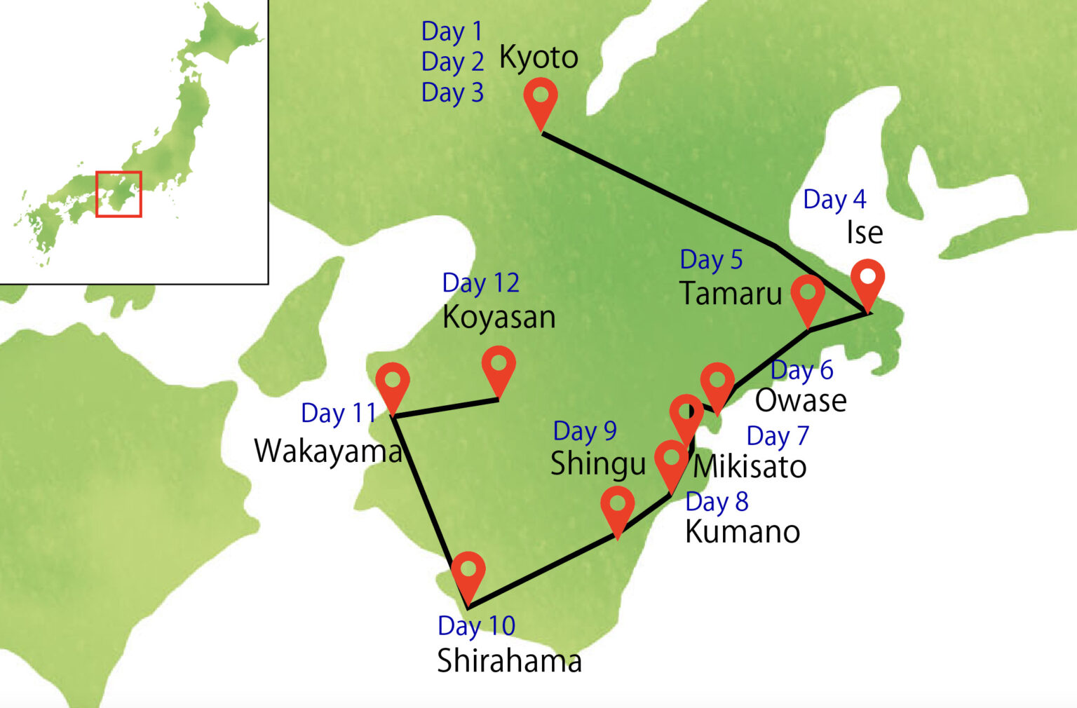 Sacred Sites of Kyoto and the Kii Peninsula – 12 Day Kumano Kodo Iseji ...